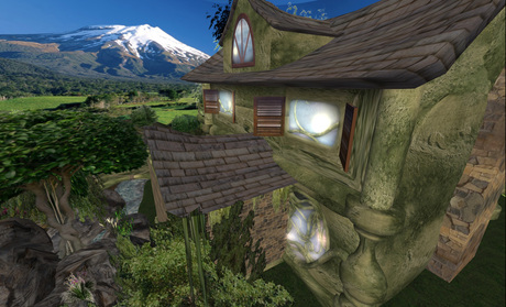 Second Life Marketplace - Enchanted Cottage skybox unurnished (Elven ...