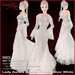 Second Life Marketplace - *NR* Lady Aurora Svelte W Train Silver White