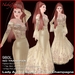 Second Life Marketplace - *NR* Lady Aurora Svelte W Train Champagne