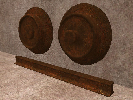 Second Life Marketplace - RE Sculpted Train Wheels & Rail - Full Perm ...