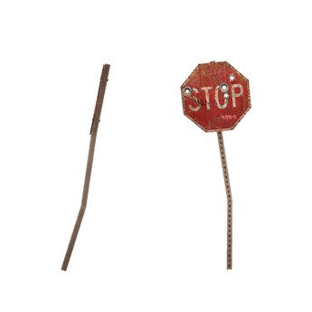 Second Life Marketplace - 'Target Practice' Stop Sign [mesh]