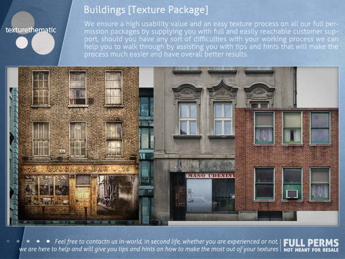 Second Life Marketplace - [Texturethematic] Buildings Pack