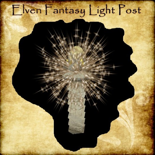 Second Life Marketplace - Elven Fantasy Light Post Magical Scrying Bowl ...