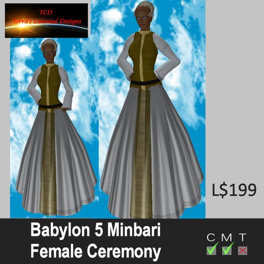 Second Life Marketplace - Babylon 5 Minbari Female ceremony