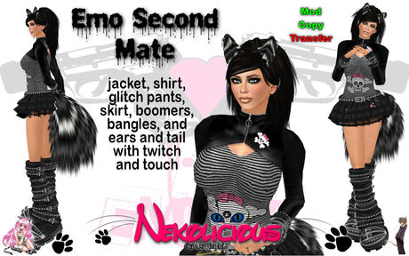 Second Life Marketplace - Emo Second Mate ~ Nekolicious