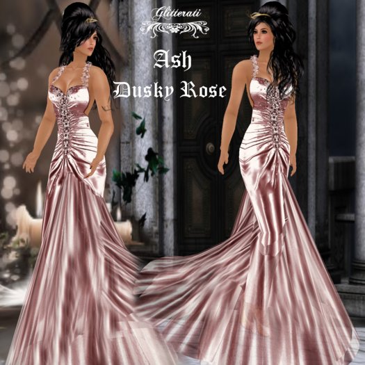 Second Life Marketplace - ! Glitterati ! - Ash - Dusky Rose