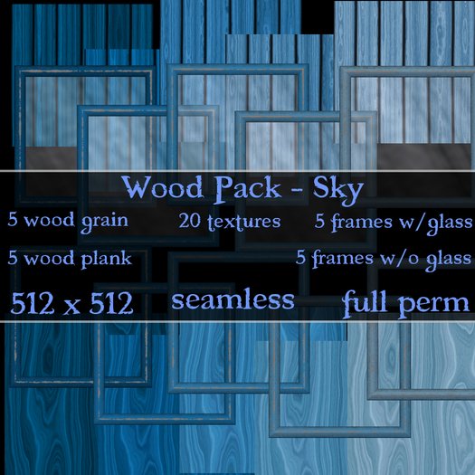 Second Life Marketplace - ~tc~ Wood Pack - Sky ** 50% off**