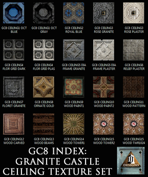 Second Life Marketplace - IJD GRANITE CASTLE CEILING TEXTURE SET
