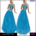Second Life Marketplace - (SELDOM BLUE) Destiny Gown - Blue