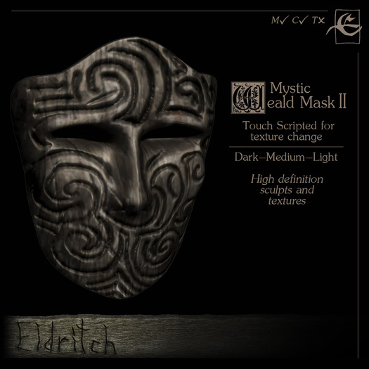 Second Life Marketplace - .Eldritch. Weald Mask II ~ Mystic