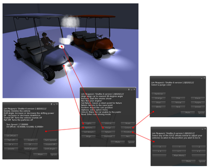 Second Life Marketplace - Deluxe Tour Car rezzer-0 prim rezzed