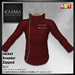 Second Life Marketplace - Karma - Knit Sweater Zipped Red