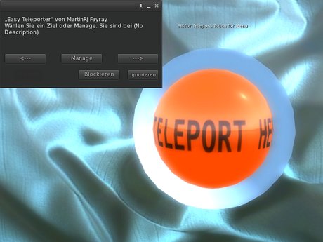 Second Life Marketplace - Easy Teleporter GERMAN (view for link to ...