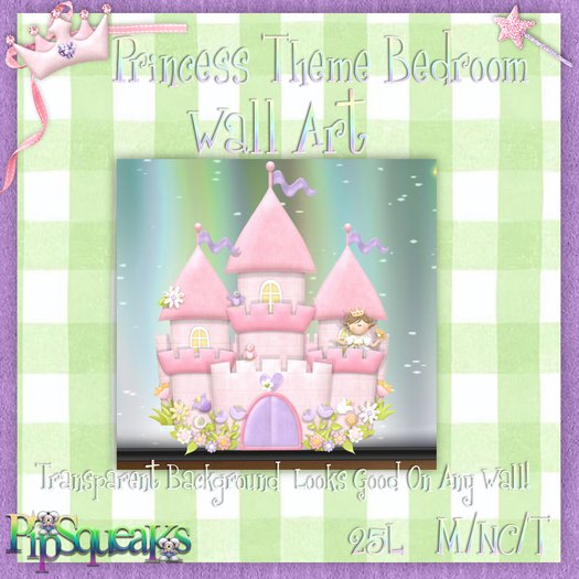 Second Life Marketplace - {PiP} Wall Art PT Castle M/NC/T