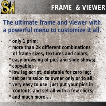 Second Life Marketplace - SA Frame & Viewer