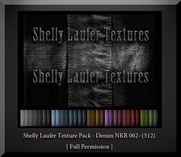 Second Life Marketplace - Shelly Laufer Texture Pack - Denim NKR002 - (512)