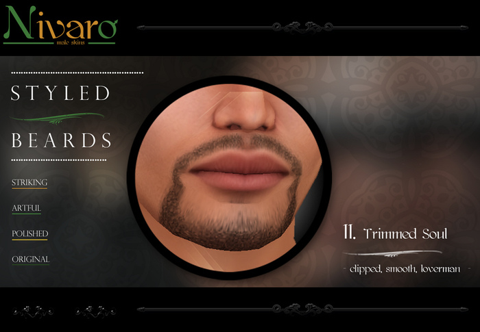 Second Life Marketplace - -Nivaro- Beards - 11. Trimmed Soul