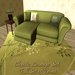 Second Life Marketplace - The Strawberry Box - Classic Style Lounge Set
