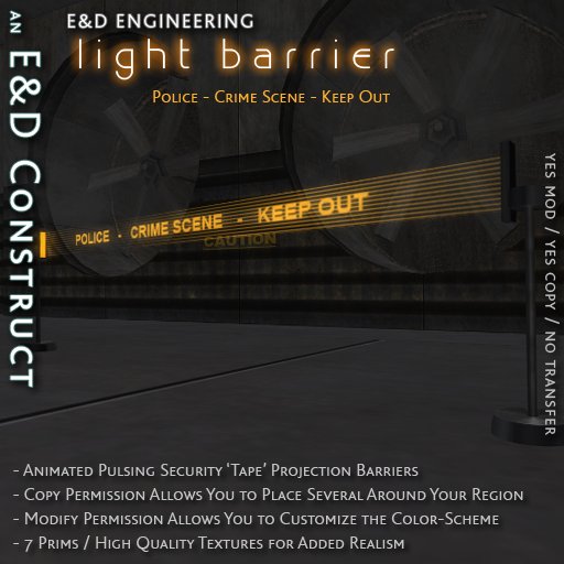 Second Life Marketplace - Police Crime Scene: Keep Out - Light Barrier ...