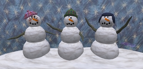 Second Life Marketplace - FUD Snowman Faces Texture Pack (Winter)