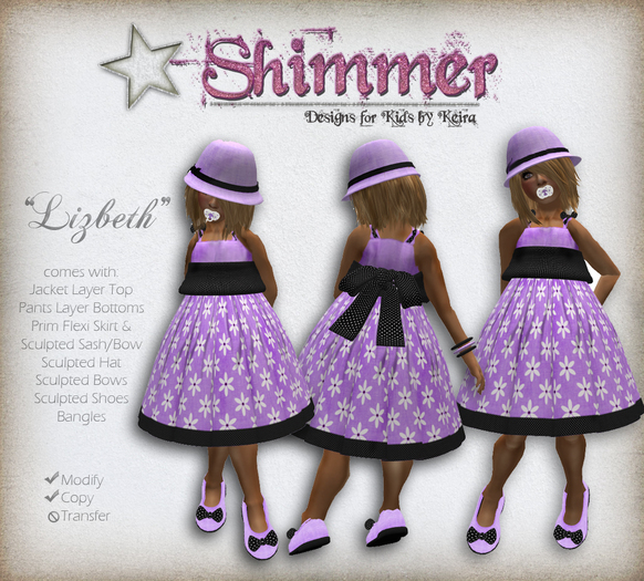Second Life Marketplace - .::Shimmer::. Lizbeth Lavender