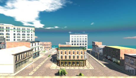 Second Life Marketplace - UTOPIA3. Urban scene third party. Vintage diorama