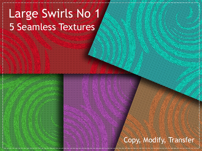 Second Life Marketplace - Large Swirls No 1 - Free Gift from dIGITAL ...