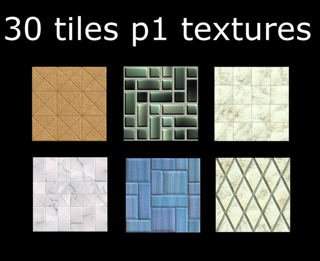 Second Life Marketplace - LS Hoof - Pro series - tiles - p1 - 30 HQ ...