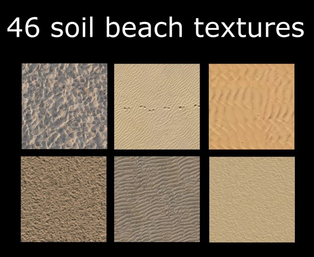 Second Life Marketplace - LS Hoof - Pro series - soil - Beach - 46 HQ ...
