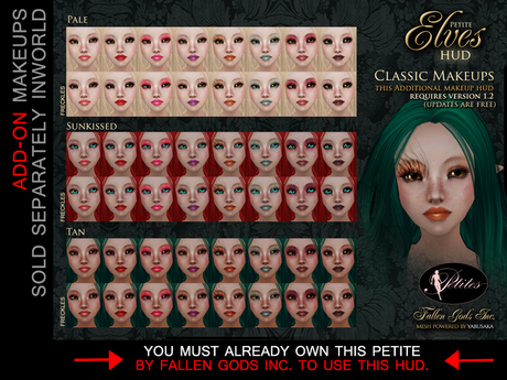 Second Life Marketplace - PETITES Female Elves, tiny mesh avatars ...
