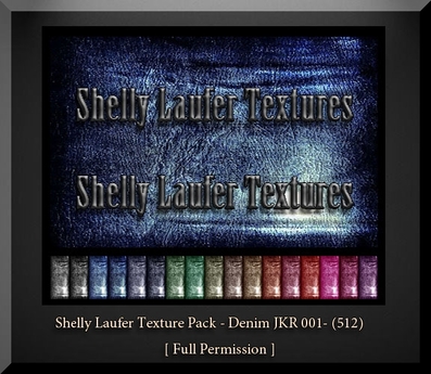 Second Life Marketplace - Shelly Laufer Texture Pack - Denim JKR001 - (512)