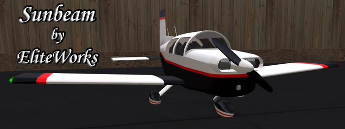 Second Life Marketplace - Black Sunbeam Airplane v2.3