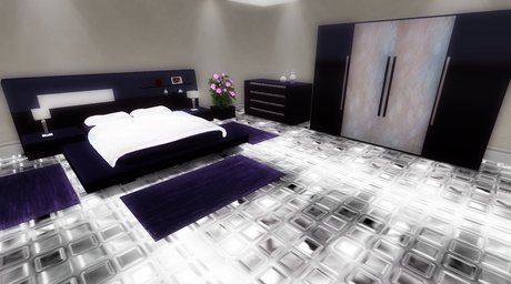 Second Life Marketplace - Purple Passion Bedroom Set (over 300 anims)