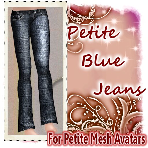 Second Life Marketplace - Blue Jeans *FOR PETITES MESH AVATARS*