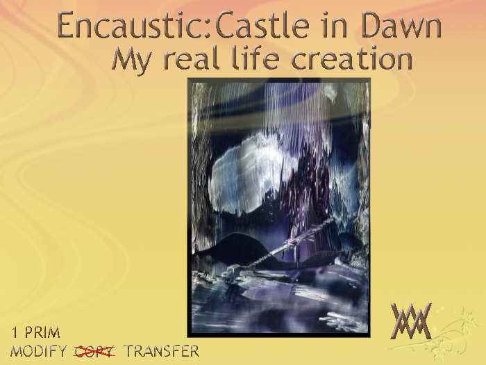 Second Life Marketplace - Art IRL Castle in Dawn by kitte Arado