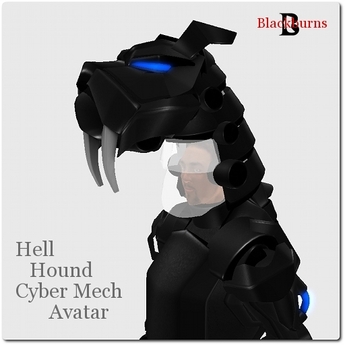 Second Life Marketplace - Blackburns Hell Hound Cyber Mech Avatar