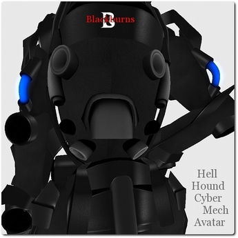 Second Life Marketplace - Blackburns Hell Hound Cyber Mech Avatar