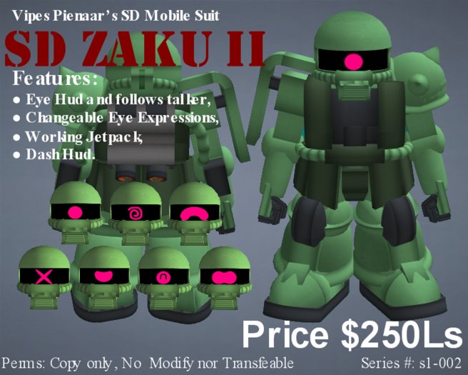 Second Life Marketplace - SD Zaku II