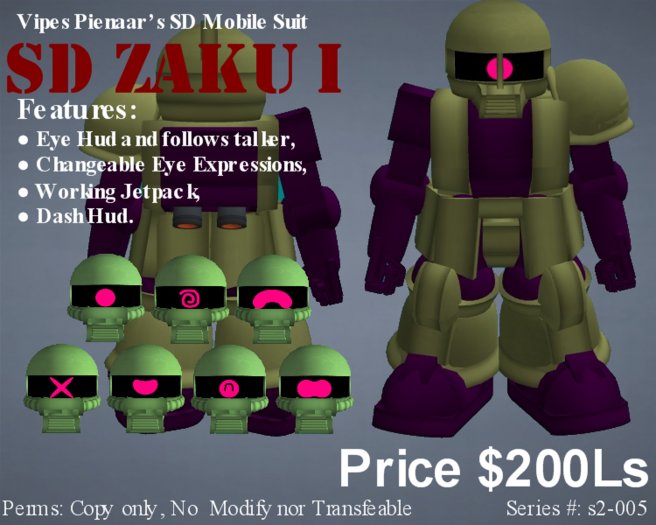 Second Life Marketplace - SD Zaku I