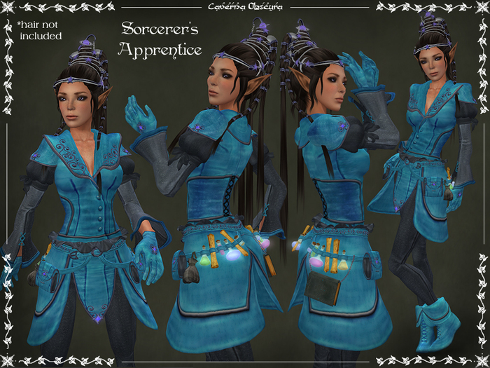 Second Life Marketplace - Sorcerer's Apprentice Outfit by Caverna Obscura