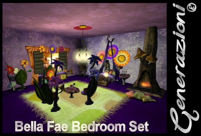 Second Life Marketplace - Bella Fae Bedroom Set - Animated