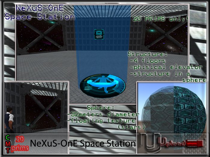 Second Life Marketplace - Upload[_]:: - NeXuS-OnE Space Station ...