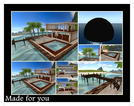 Second Life Marketplace - Beach house skybox