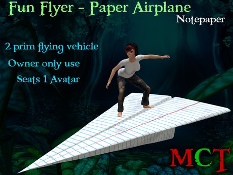 Second Life Marketplace - Fun Flyer - Notepaper (boxed)