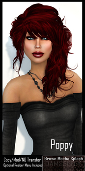 Second Life Marketplace - *~*Damselfly*~*Poppy Brown Mocha Splash