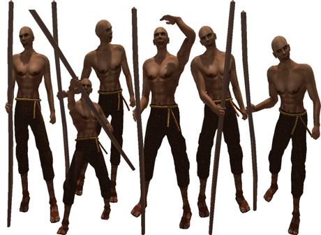Second Life Marketplace - MDHU Staff TKD AO HUD v4 box - mocap animations