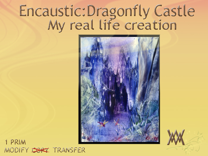 Second Life Marketplace - Art IRL Dragonfly Castle by kitte Arado
