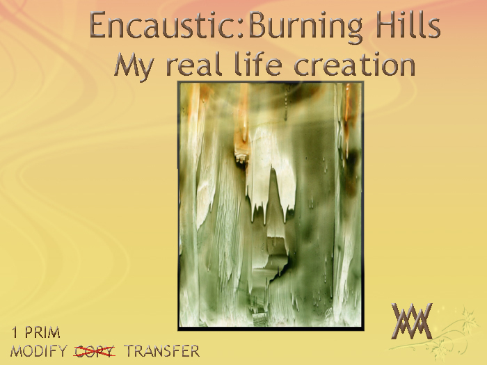 Second Life Marketplace - Art IRL Burning Hills by kitte Arado