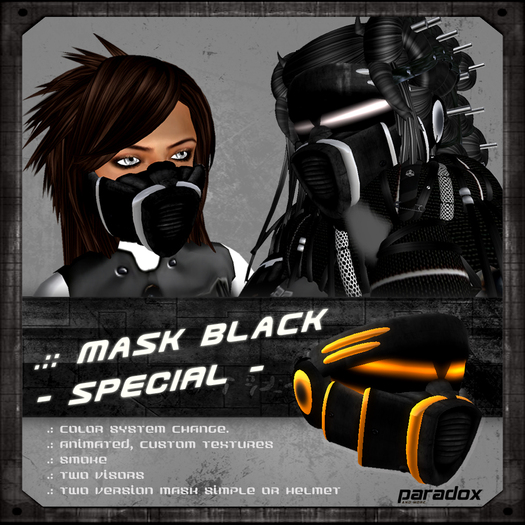 Second Life Marketplace - Paradox Mask Black Special