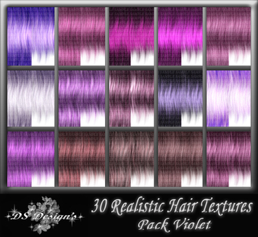 Second Life Marketplace - ** DS Design's ** 240 REALISTIC HAIR TEXTURES